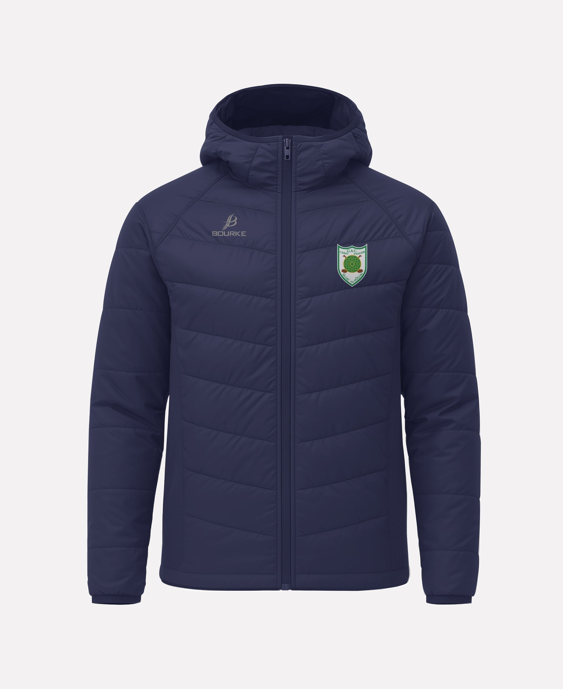 Carey Faughs FORTIS Hooded Jacket (Navy) – Bourke Sports (.COM) Website