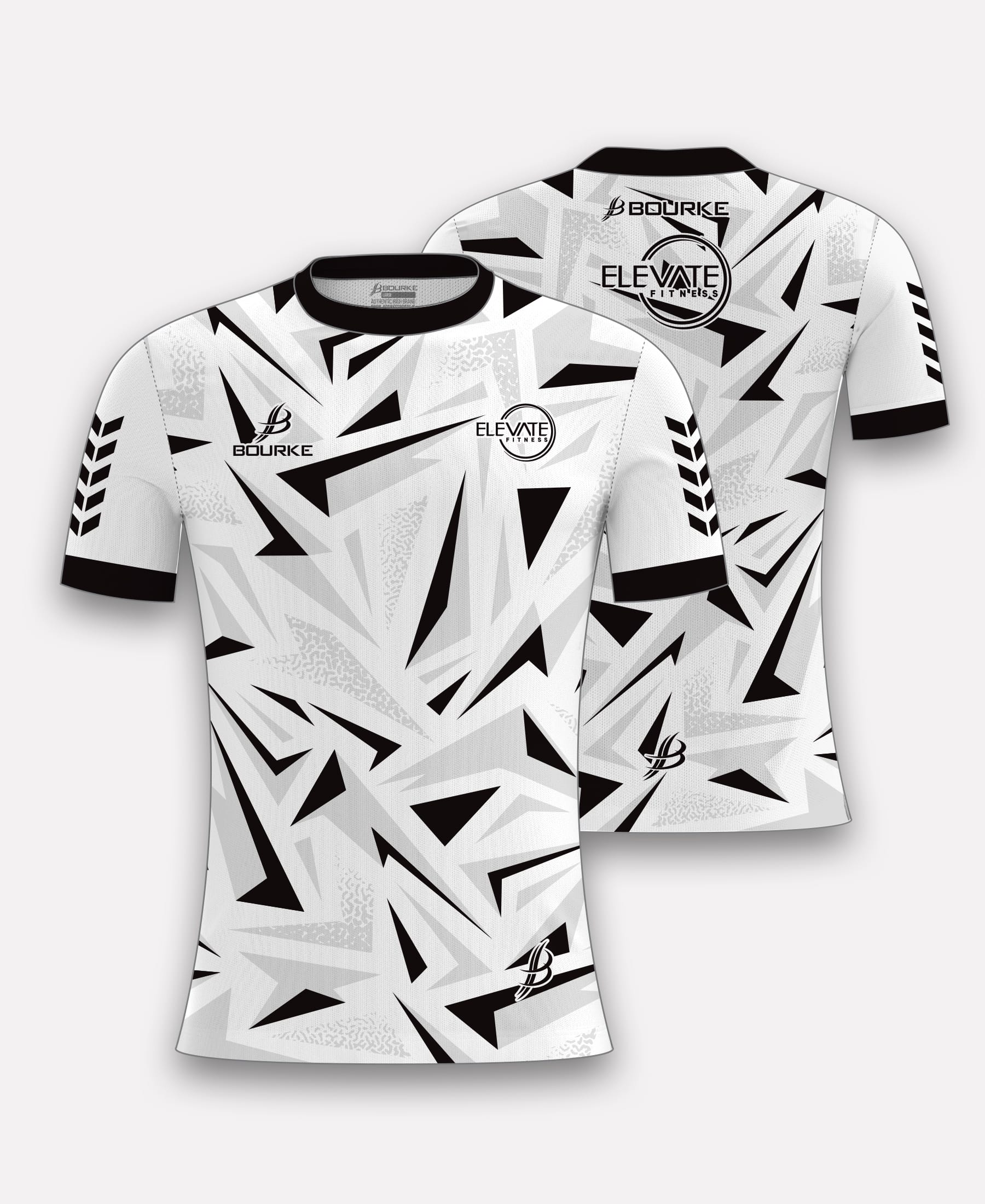 Elevate Fitness Jersey (White) 2025 – Bourke Sports (.COM) Website