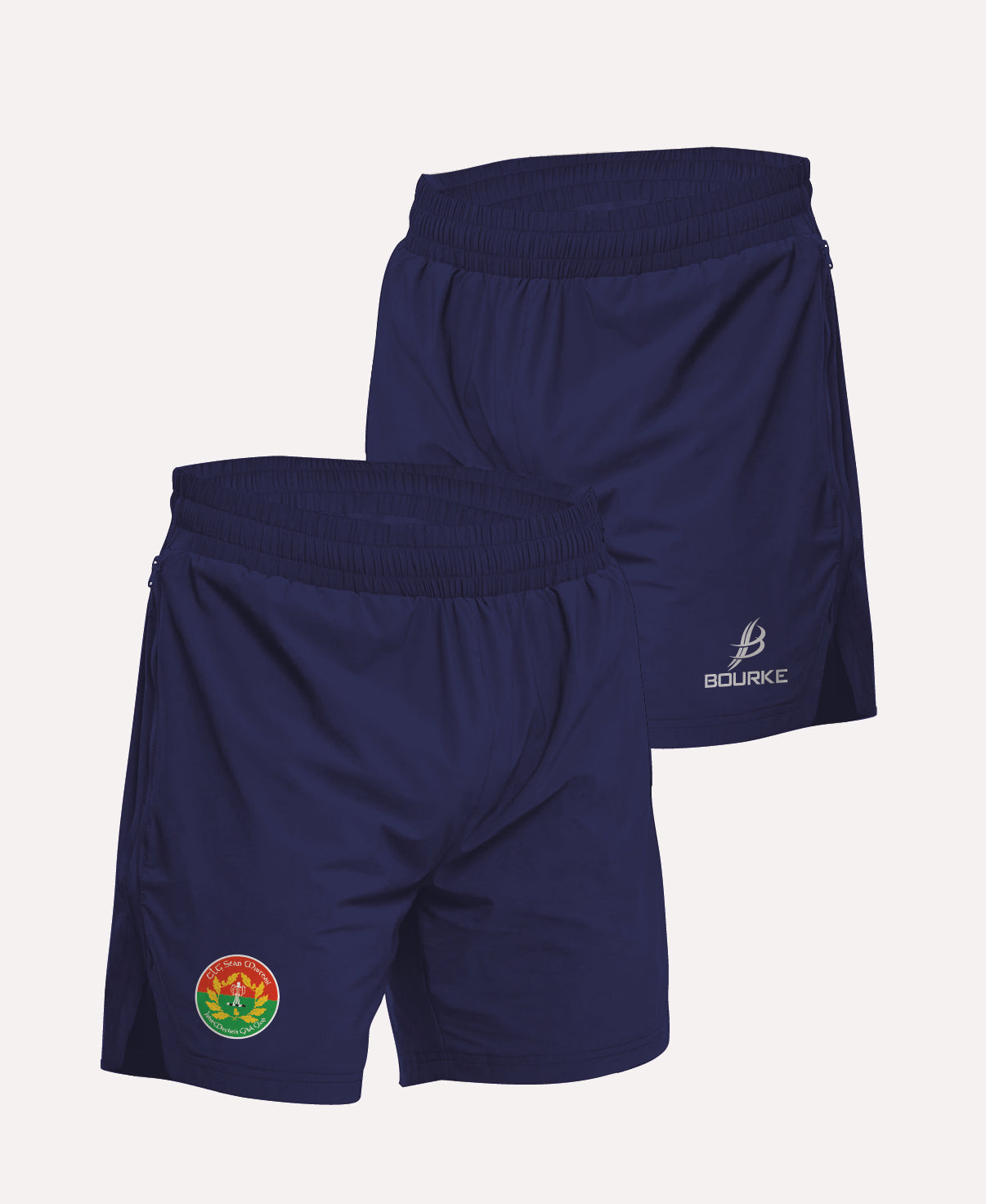 John Mitchels GAA BARR Gym Shorts (Navy) – Bourke Sports (.COM) Website