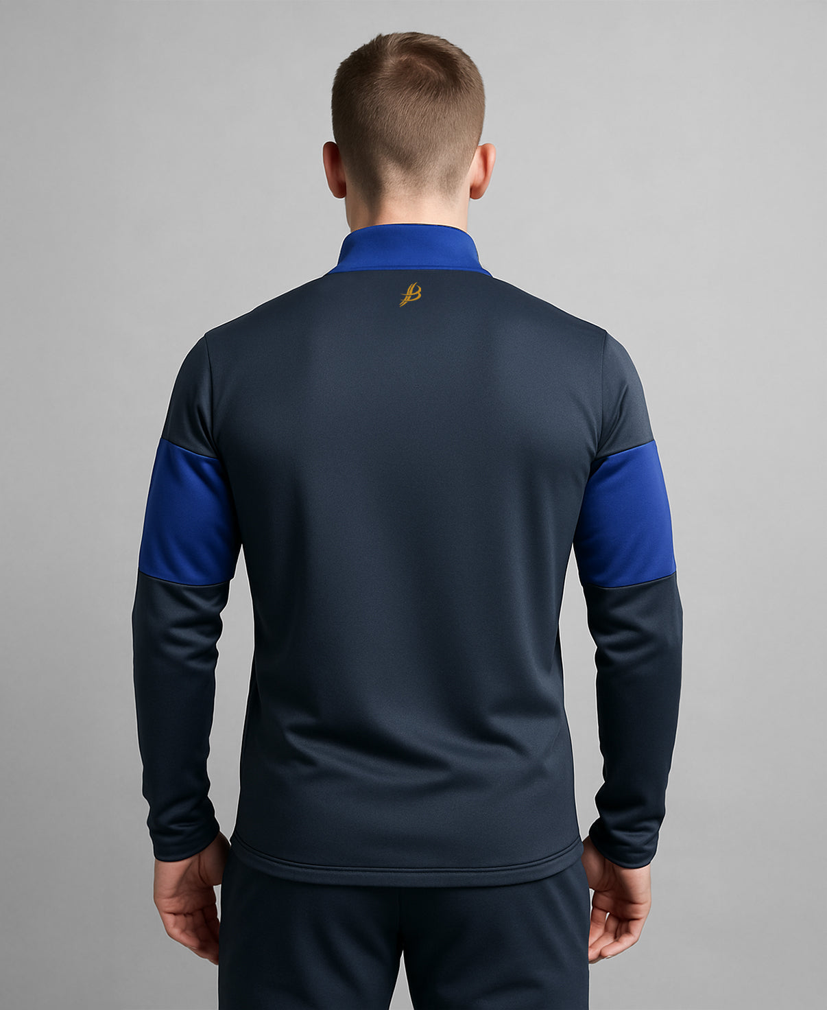TEASRA Adult Half Zip (Navy/Blue/Amber) – Bourke Sports (.COM) Website