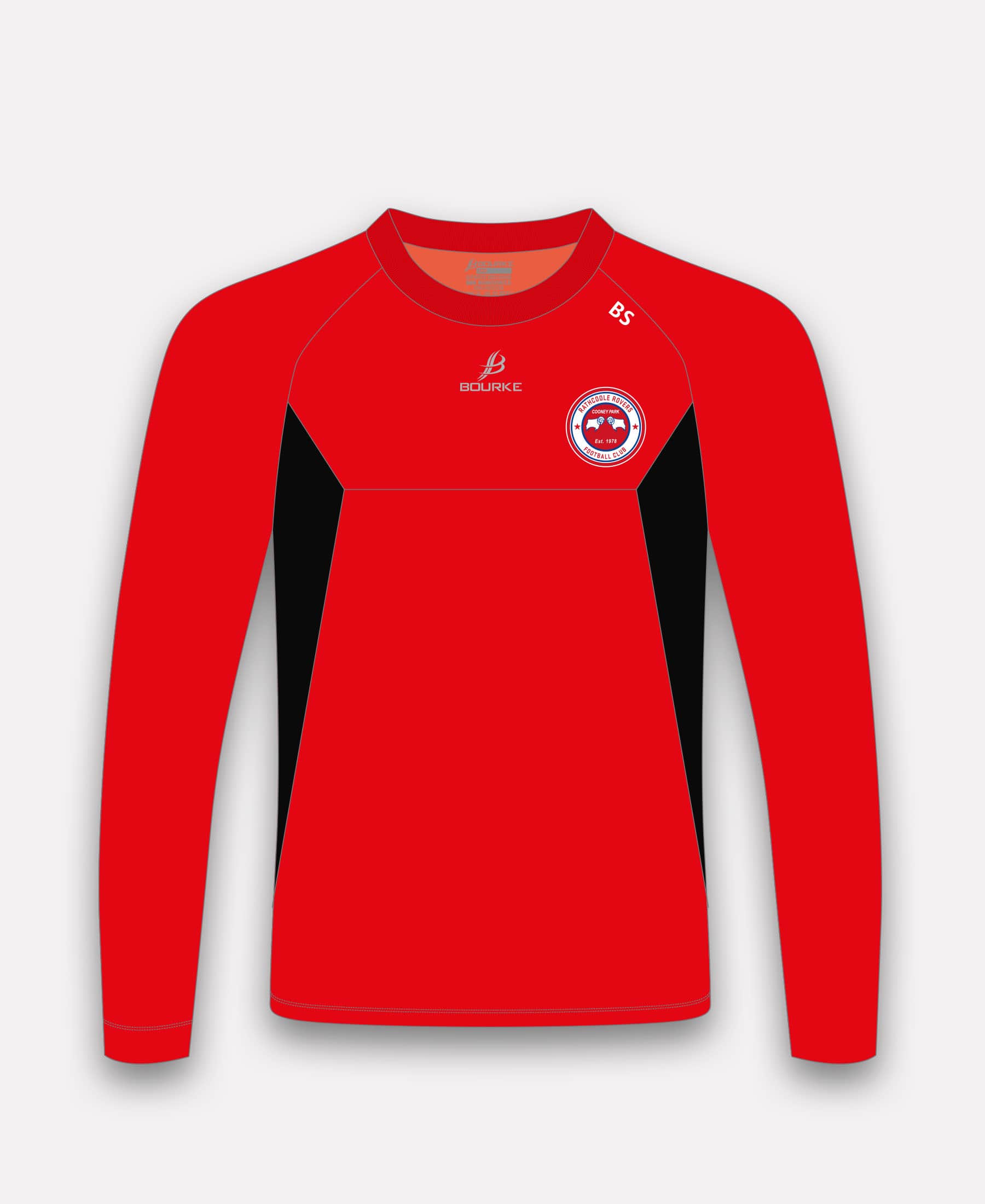 Rathcoole Rovers FC BARR Crew Neck (Red/Black) – Bourke Sports (.COM ...