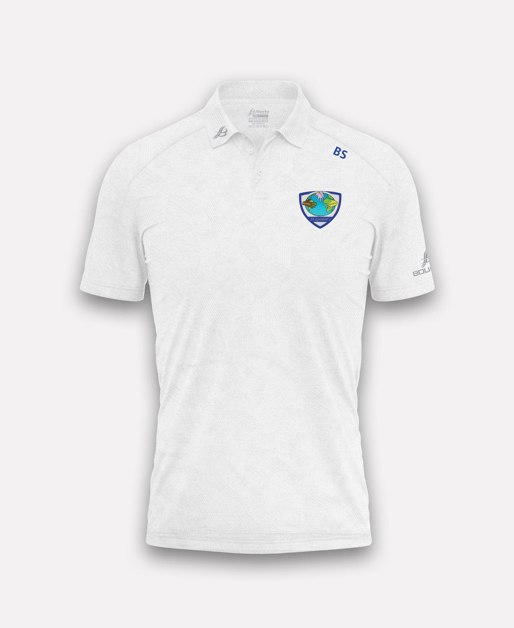 St. Gerard's School Belfast BARR Polo Shirt (White) – Bourke Sports ...
