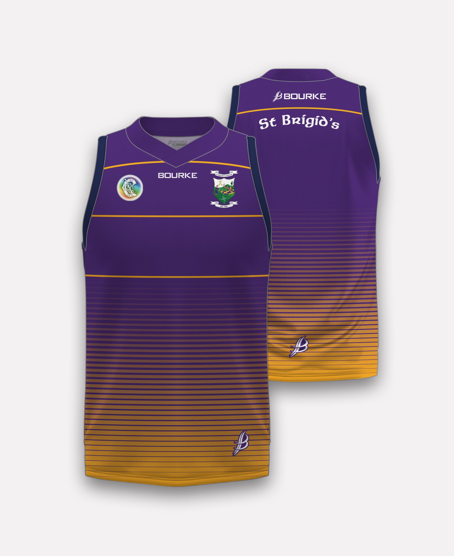 St Brigids Camogie (Laois) Singlet - Bourke Sports (.COM) Website